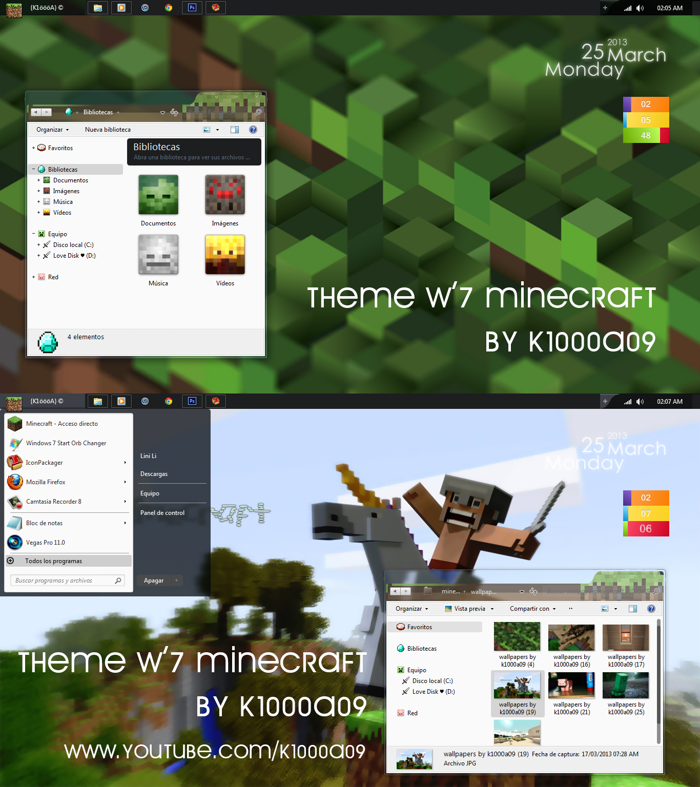 theme Minecraft k1000a09 by k1000adesign on DeviantArt