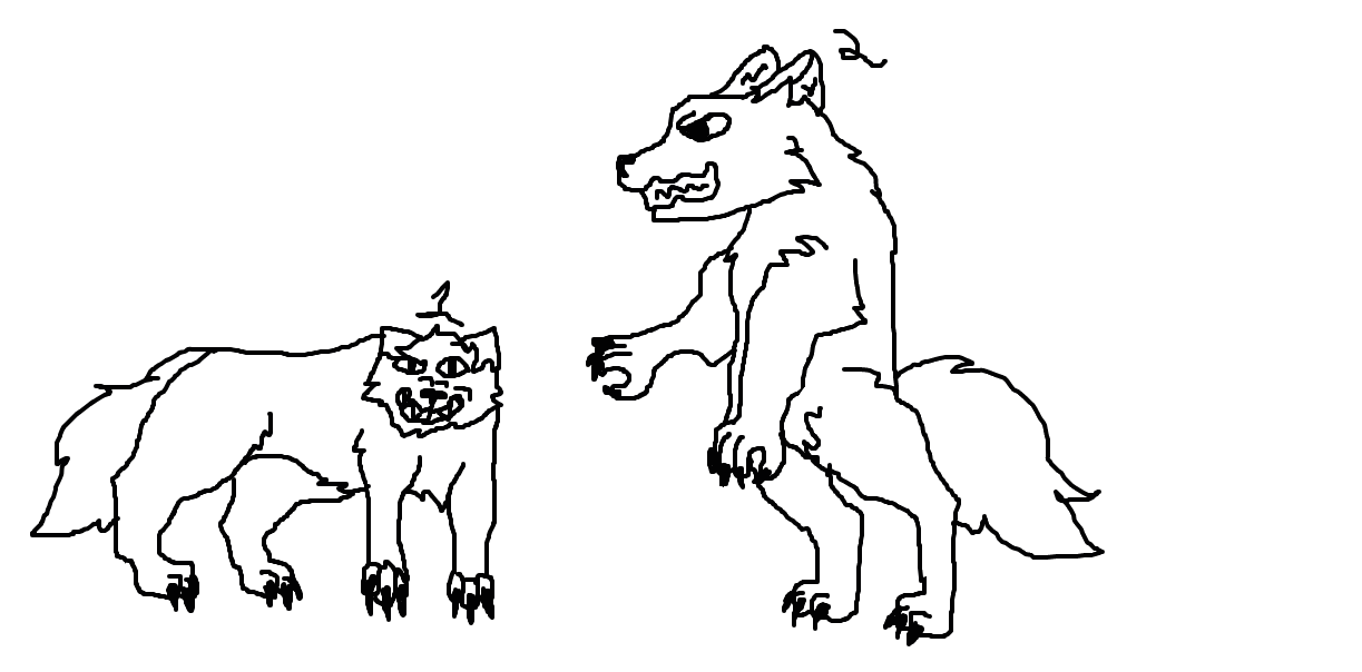 Werewolf Forms Pack by Dragonfurs-spare2 on DeviantArt