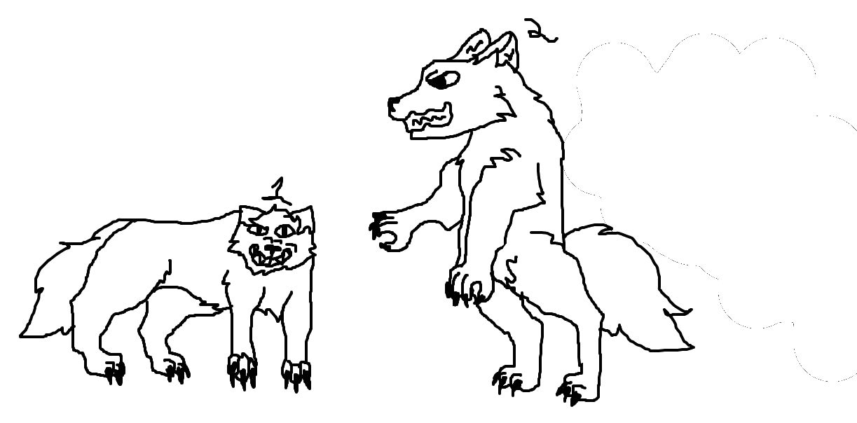 Werewolf Forms Pack by Dragonfurs-spare2 on DeviantArt