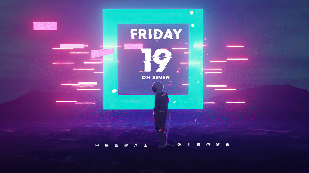 Glitch Rainmeter Skin by linkvegas12 on DeviantArt