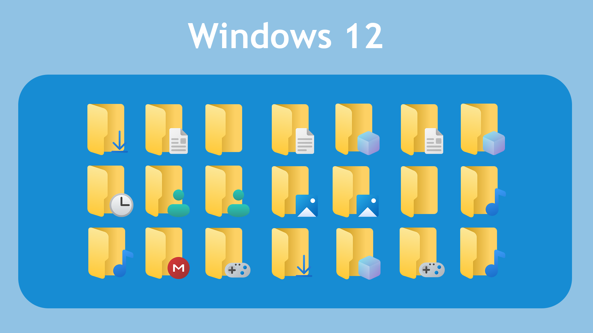 Windows 12 Icon Pack by linkvegas12 on DeviantArt