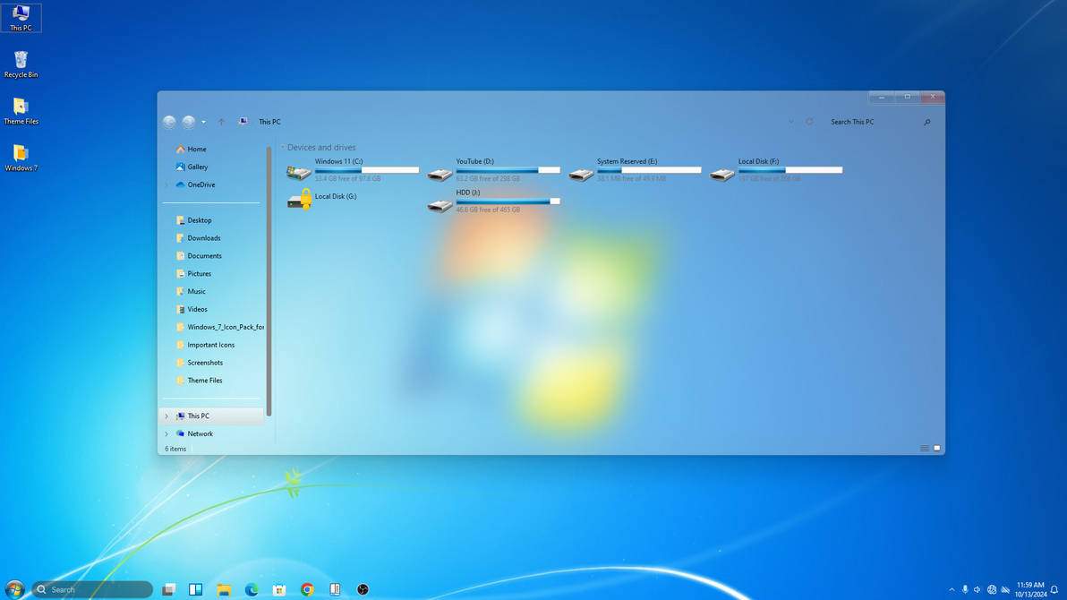 Windows 7 Theme For Windows 11 by linkvegas12 on DeviantArt