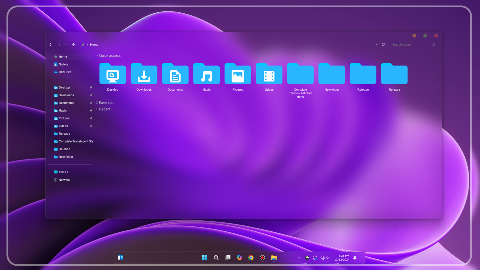Windows 11 Translucent Theme by linkvegas12 on DeviantArt