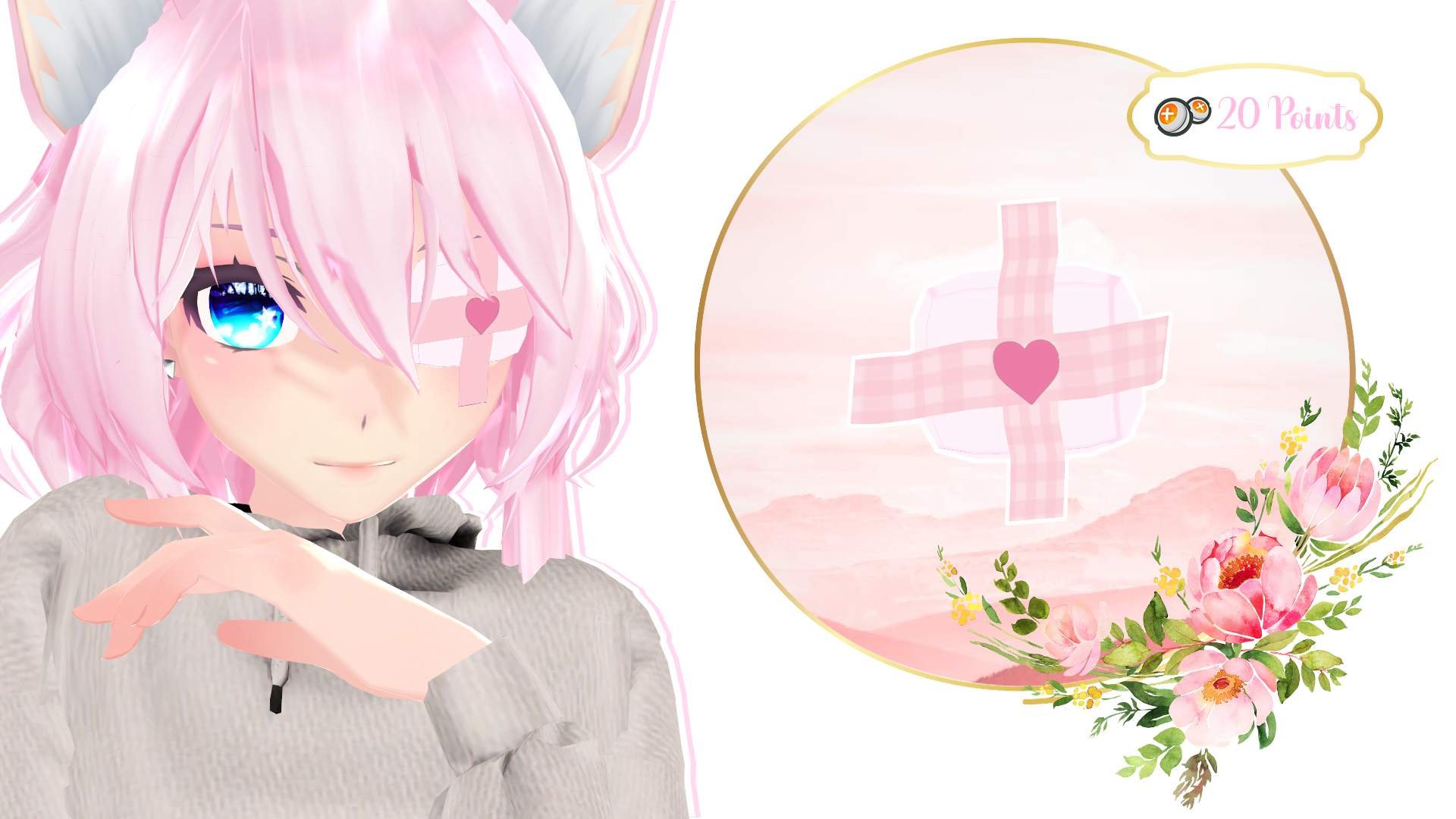 [MMD] Heart Eye Bandage [P2U Download] by LunafreyaTsui on DeviantArt