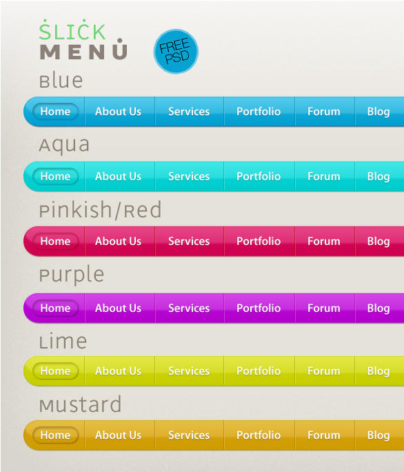 Slick Menu by Scyllastudio on DeviantArt