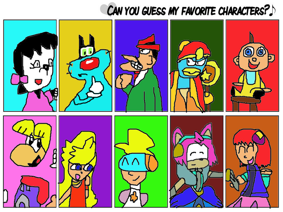 Can You Guess My FAVORITE Character? by Tommypezmaster on DeviantArt