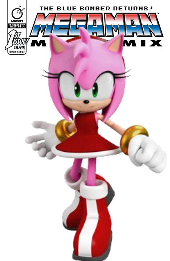 MegaMan Mastermix Joke Cover: Amy Rose by Tommypezmaster on DeviantArt