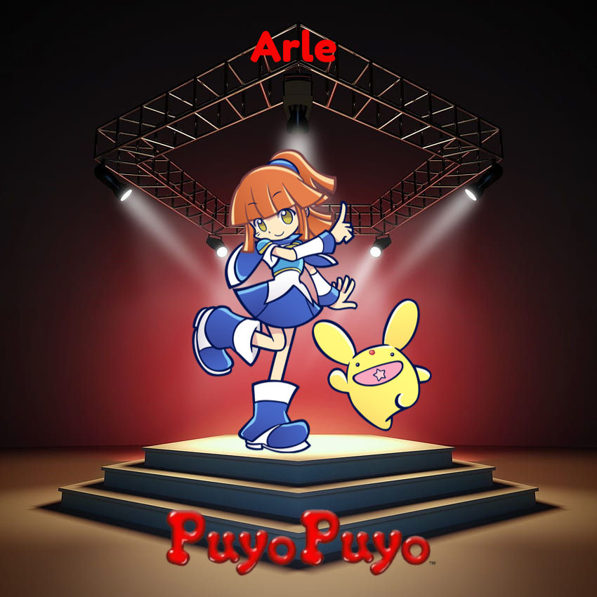 New Puyo Puyo Character Poster-Arle Nadja by Tommypezmaster on DeviantArt