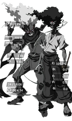 Afro Samurai Rainmeter Skin by S4Pabl0 on DeviantArt