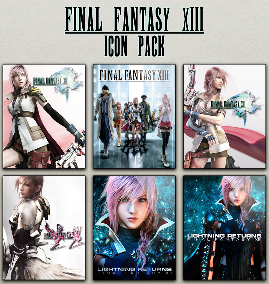 Final Fantasy XIII Icon Pack by dander2 on DeviantArt