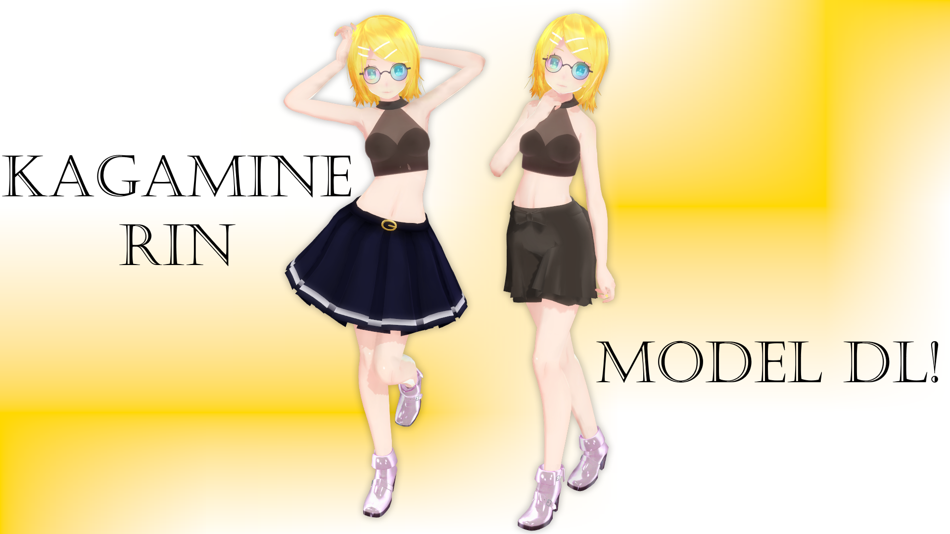 [MMD] Kagamine Rin [+Model DL!] by AlexTheDuckPotato on DeviantArt
