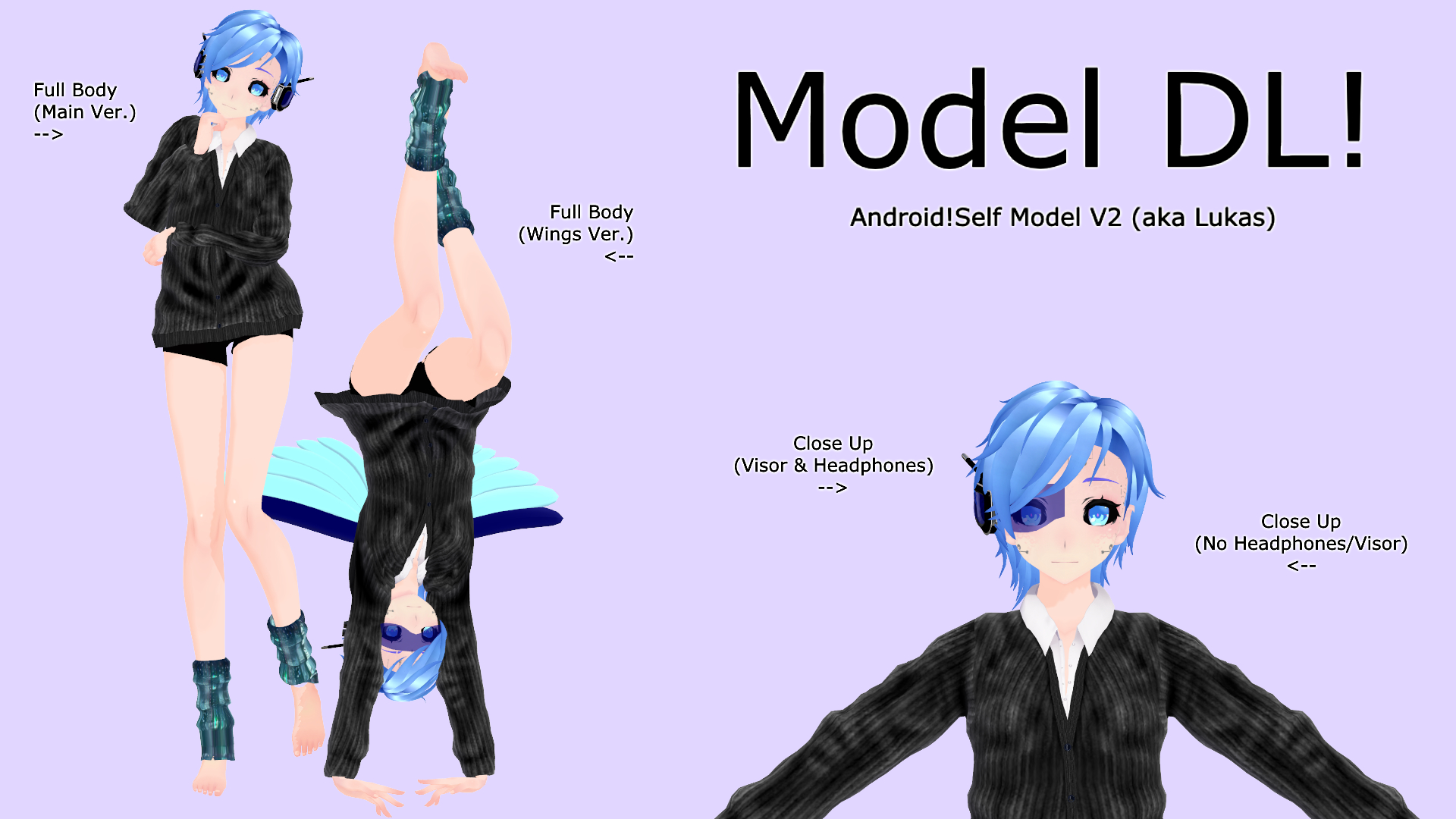 [MMD Model DL!] Android!Self Model V3 by AlexTheDuckPotato on DeviantArt