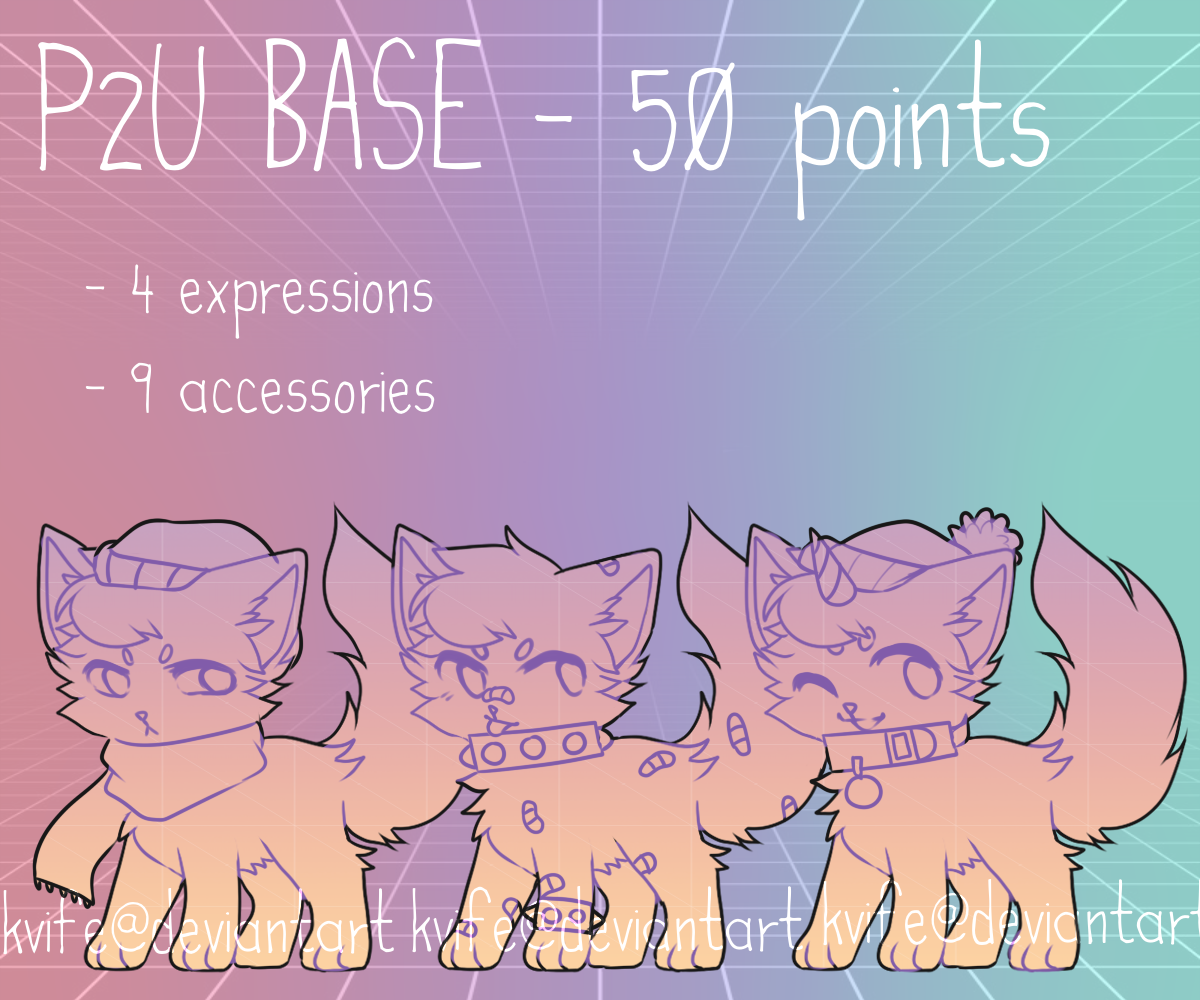 P2U Cat/Fox Base by kvives on DeviantArt