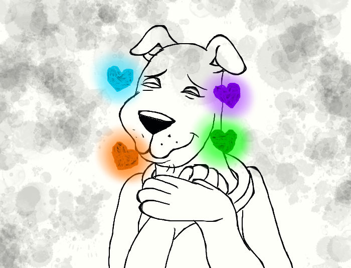 A little compassion warmth... (Scooby lineart) by Copanel-CP on DeviantArt