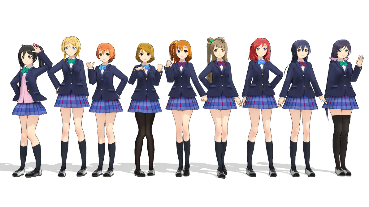 Lovelive muse pose MMD dl by LittleMiloLoveCamus on DeviantArt