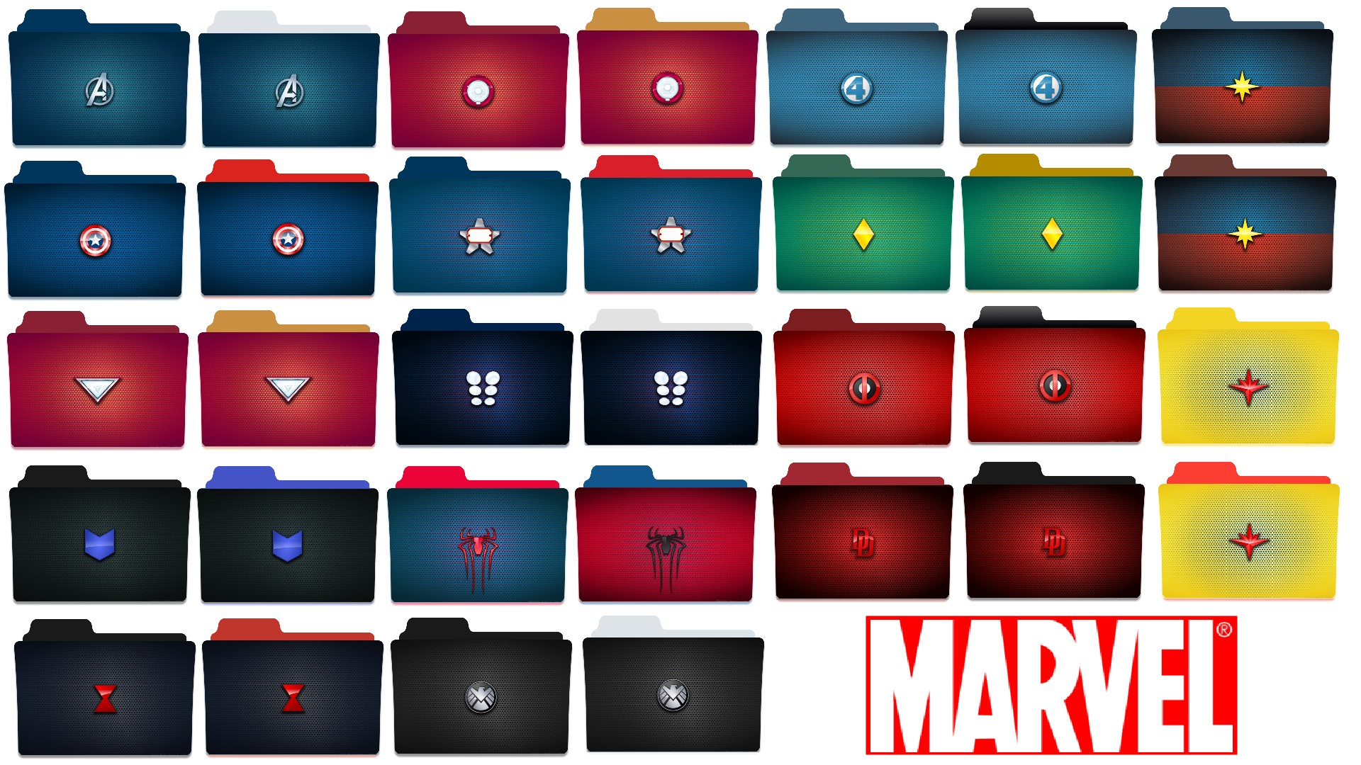 Marvel Icon Pack by aje123 on DeviantArt