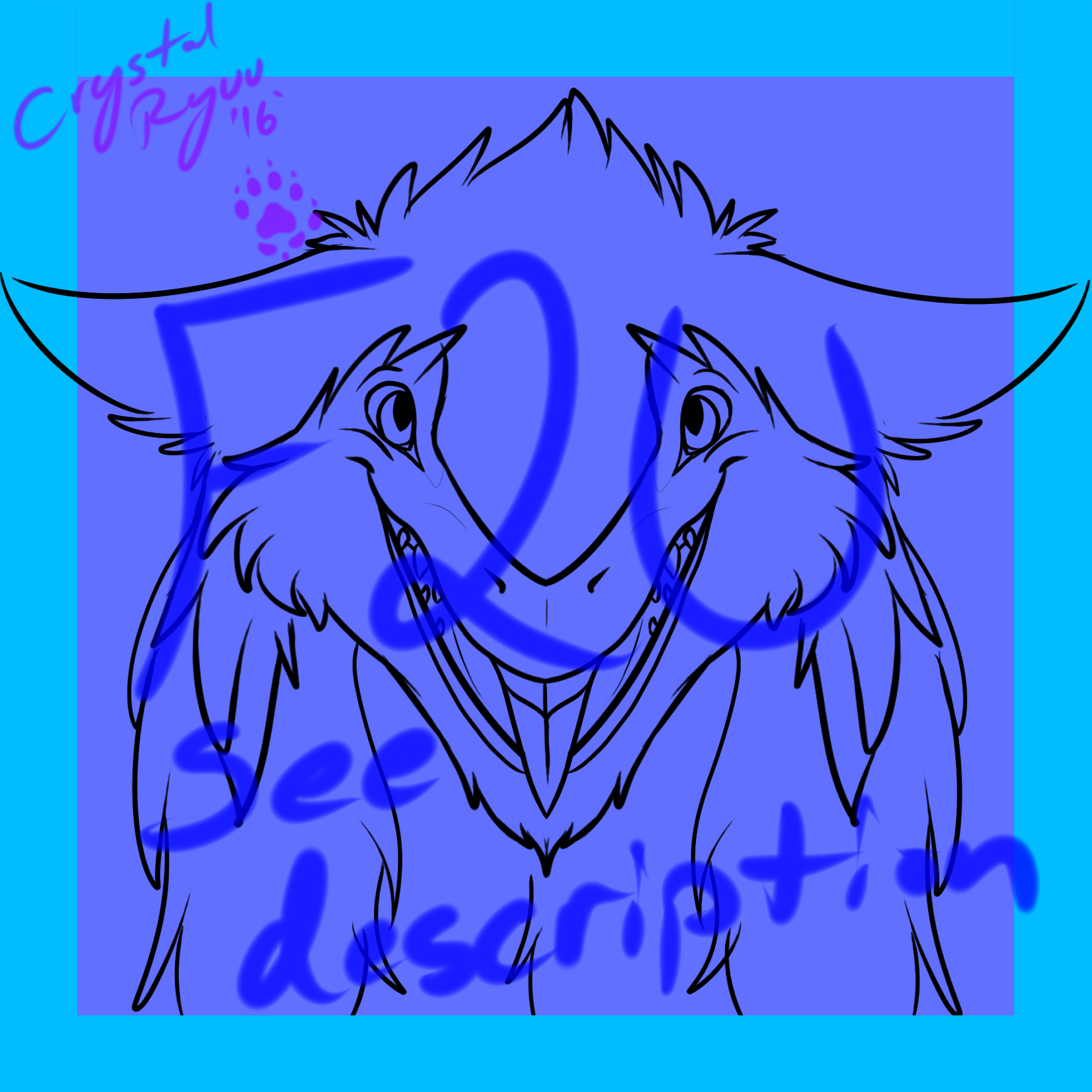 F2u Sergal Icon by CrystalNori on DeviantArt