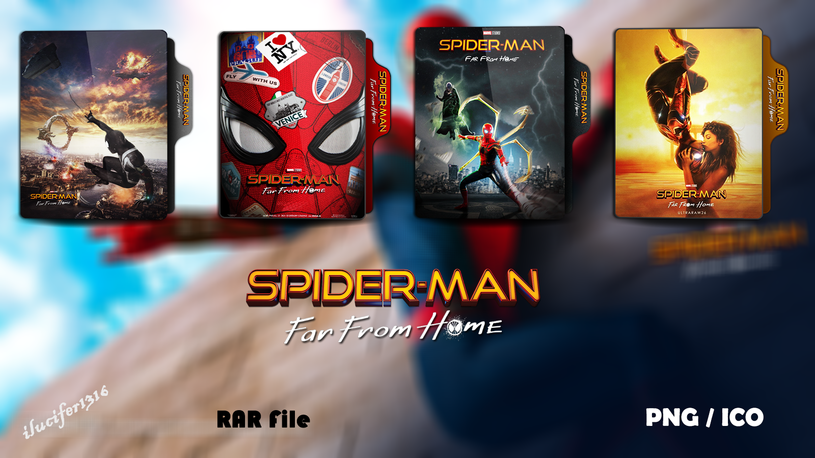 Spiderman Far From Home 2019 Folder Icon by lucifer1316 on DeviantArt