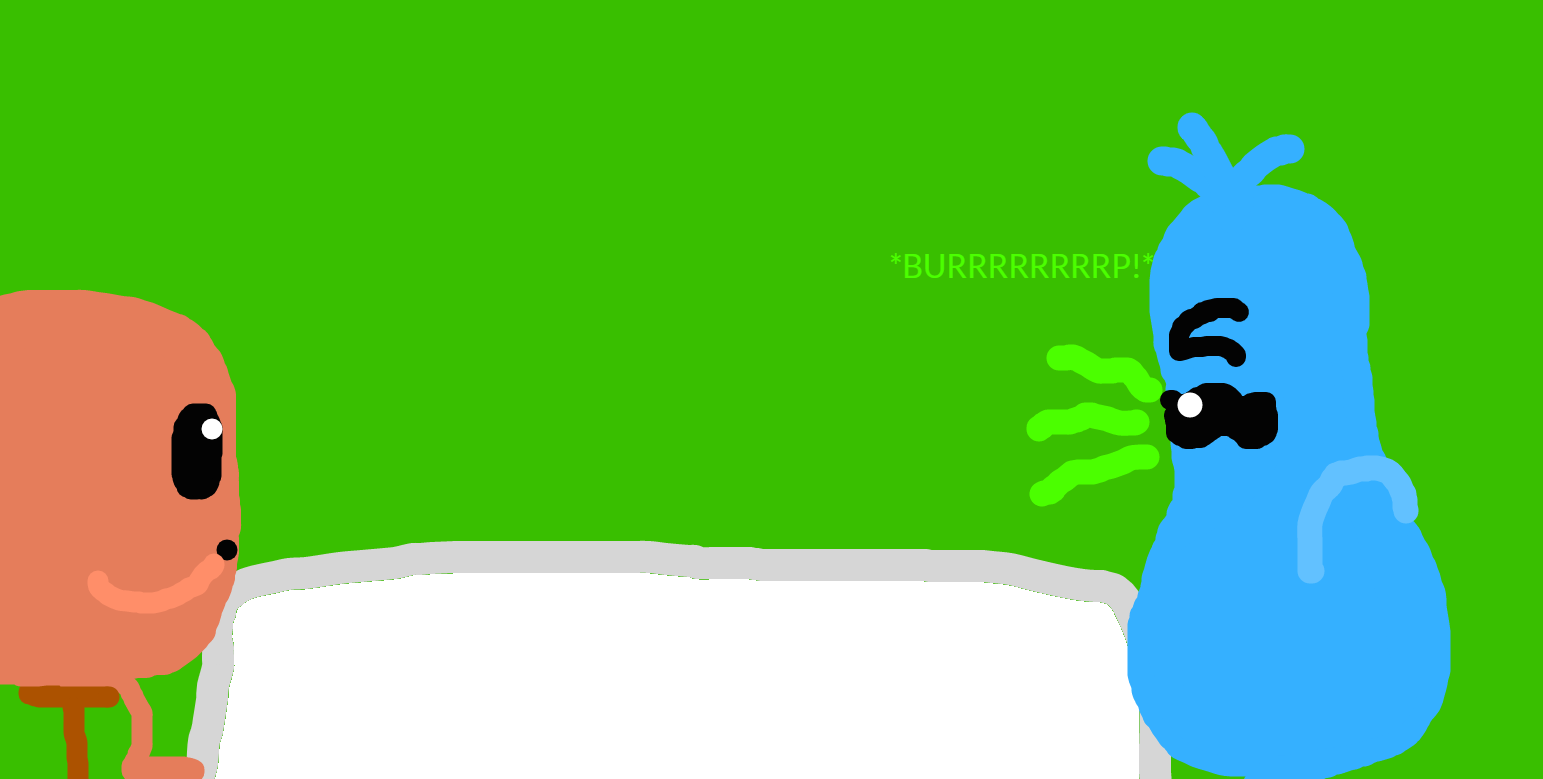 Lax Burps At The Table (Request) by UnicornButterfly900 on DeviantArt