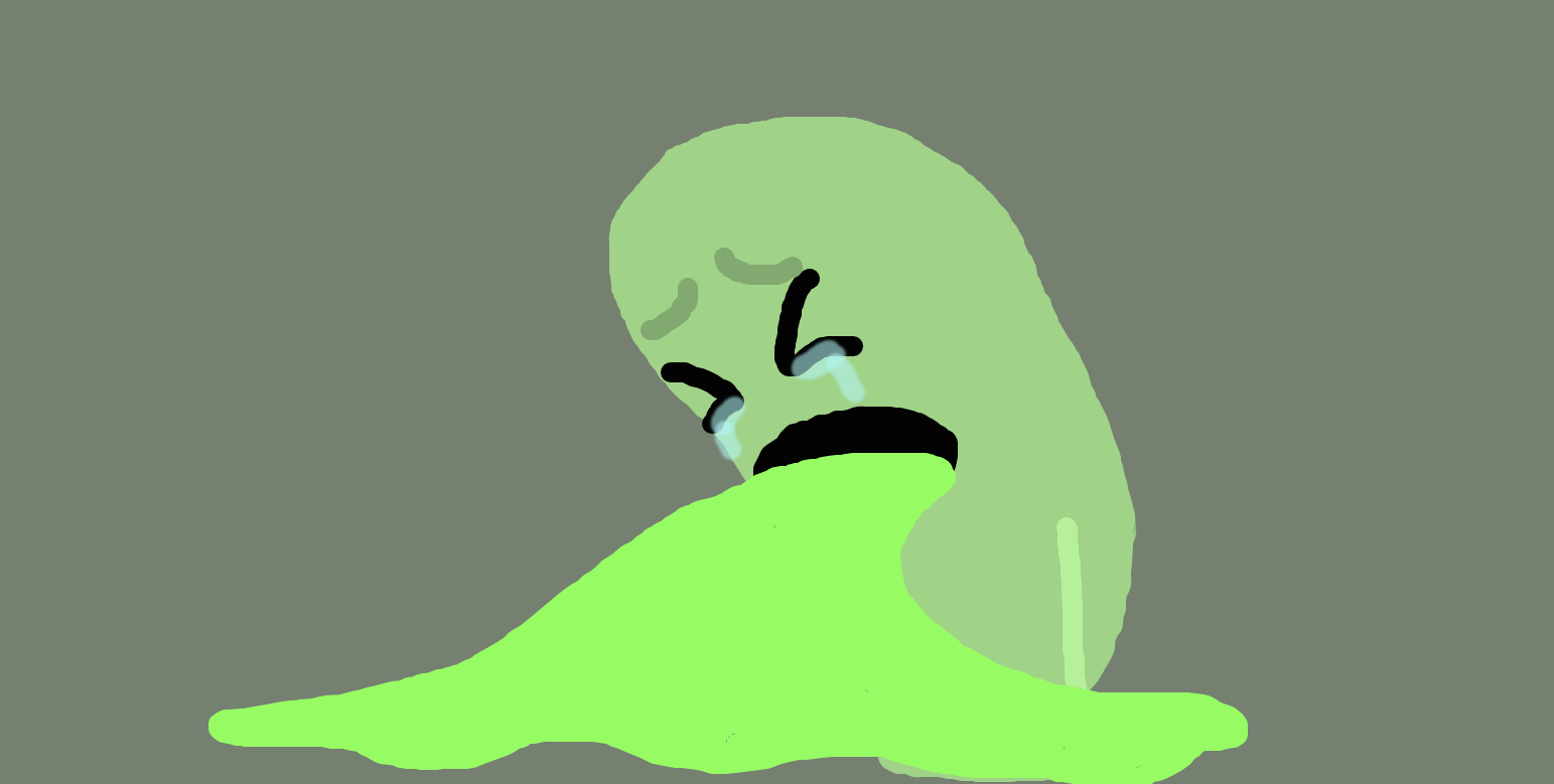 Mishap's Second Vomit Attack (Request) by UnicornDraws900 on DeviantArt