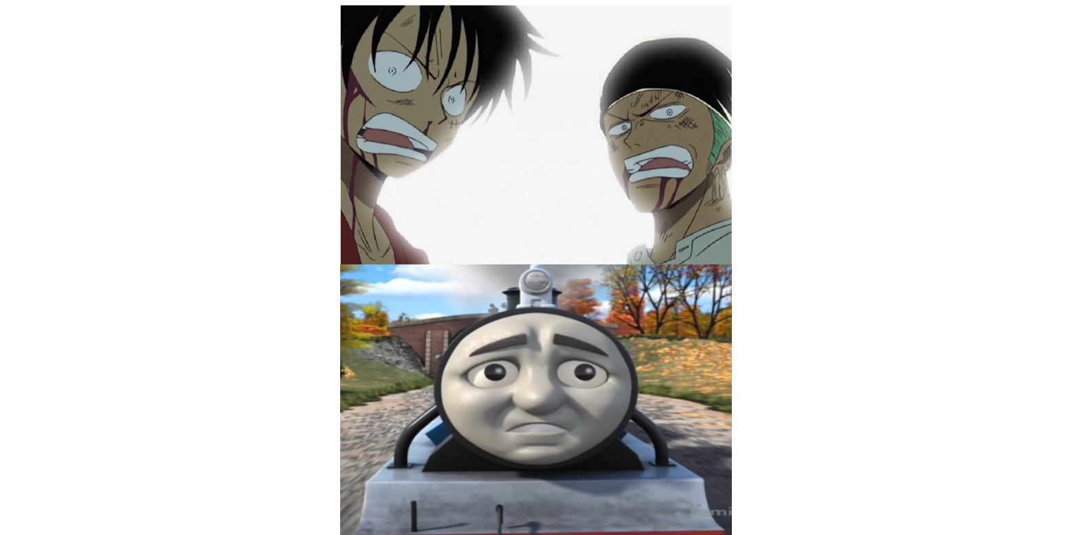 Luffy And Zoro Scare Bert by UnicornButterfly900 on DeviantArt