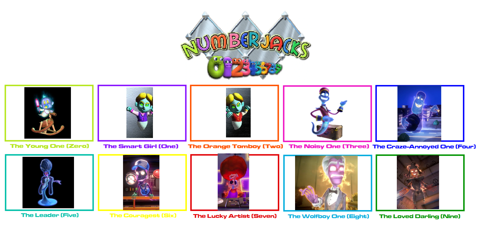 Luigi's Mansion Ghosts / Numberjacks by UnicornDraws900 on DeviantArt