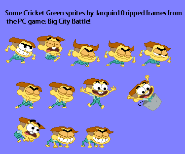 some of Cricket Green sprites by Jarquin10 on DeviantArt