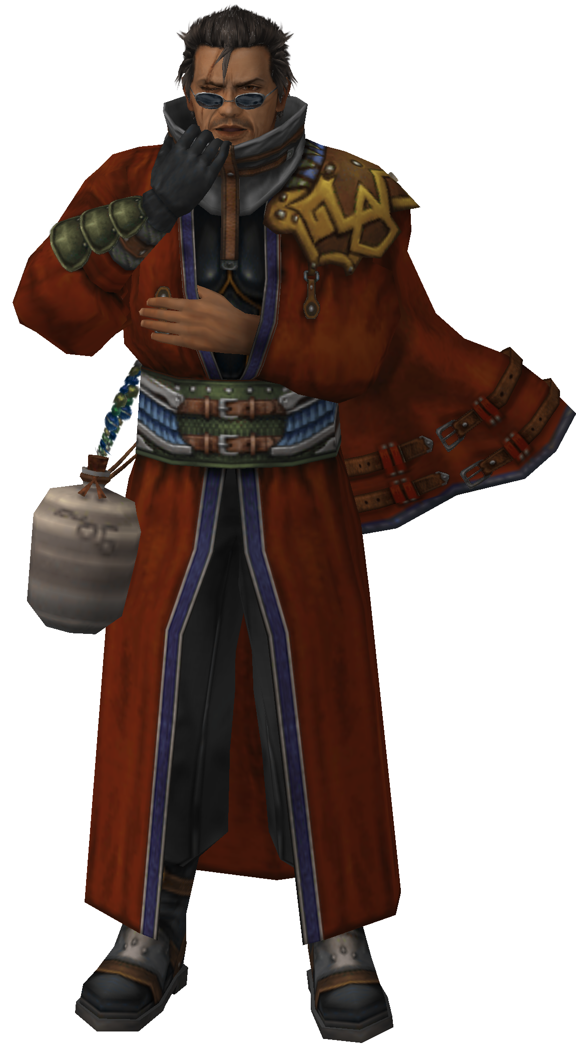FFX Auron w/Renamed Bones by Frozen-Knight on DeviantArt