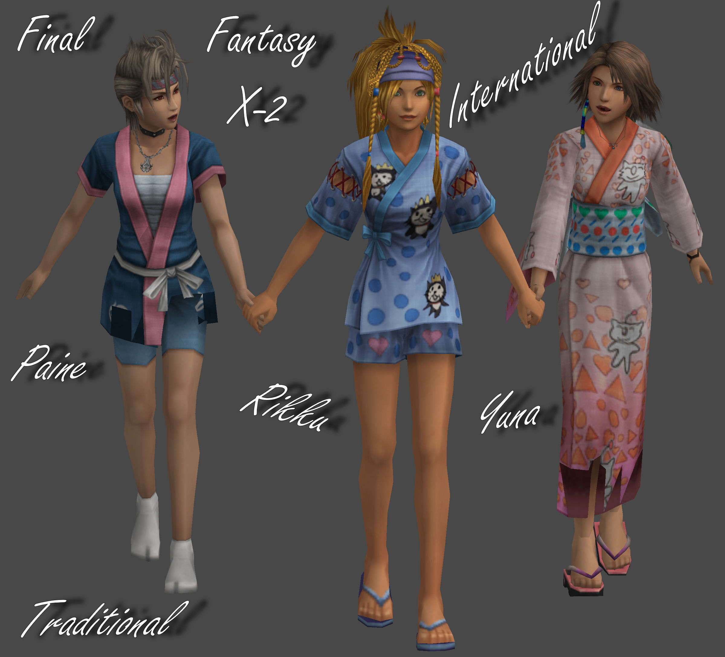 FFX-2 Traditional Dressphere Pack by Frozen-Knight on DeviantArt