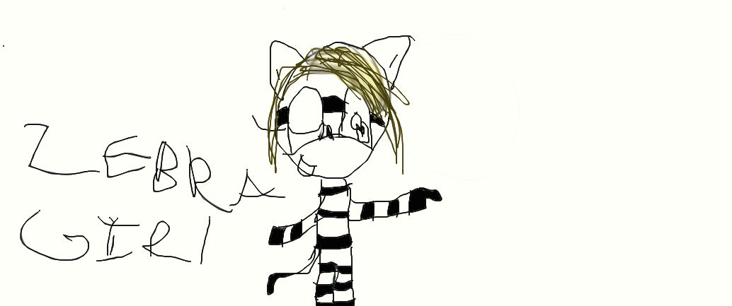 zebra girl by lex122 on DeviantArt
