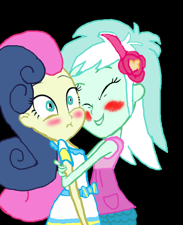 Lyra x BonBon EQG HUG by kTd1993 on DeviantArt