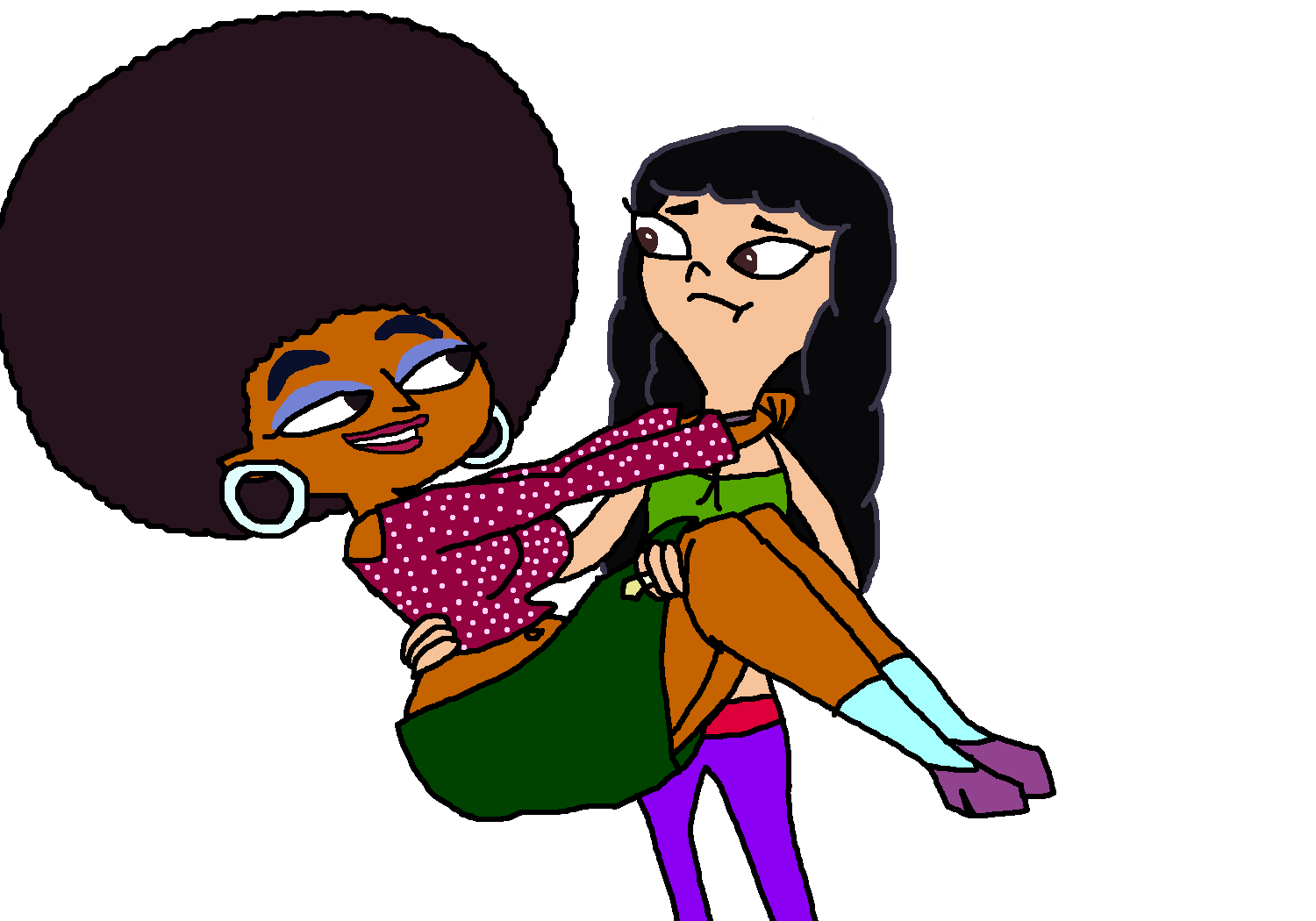 New Stacy Carrying New Anne Maria #2 by kTd1993 on DeviantArt