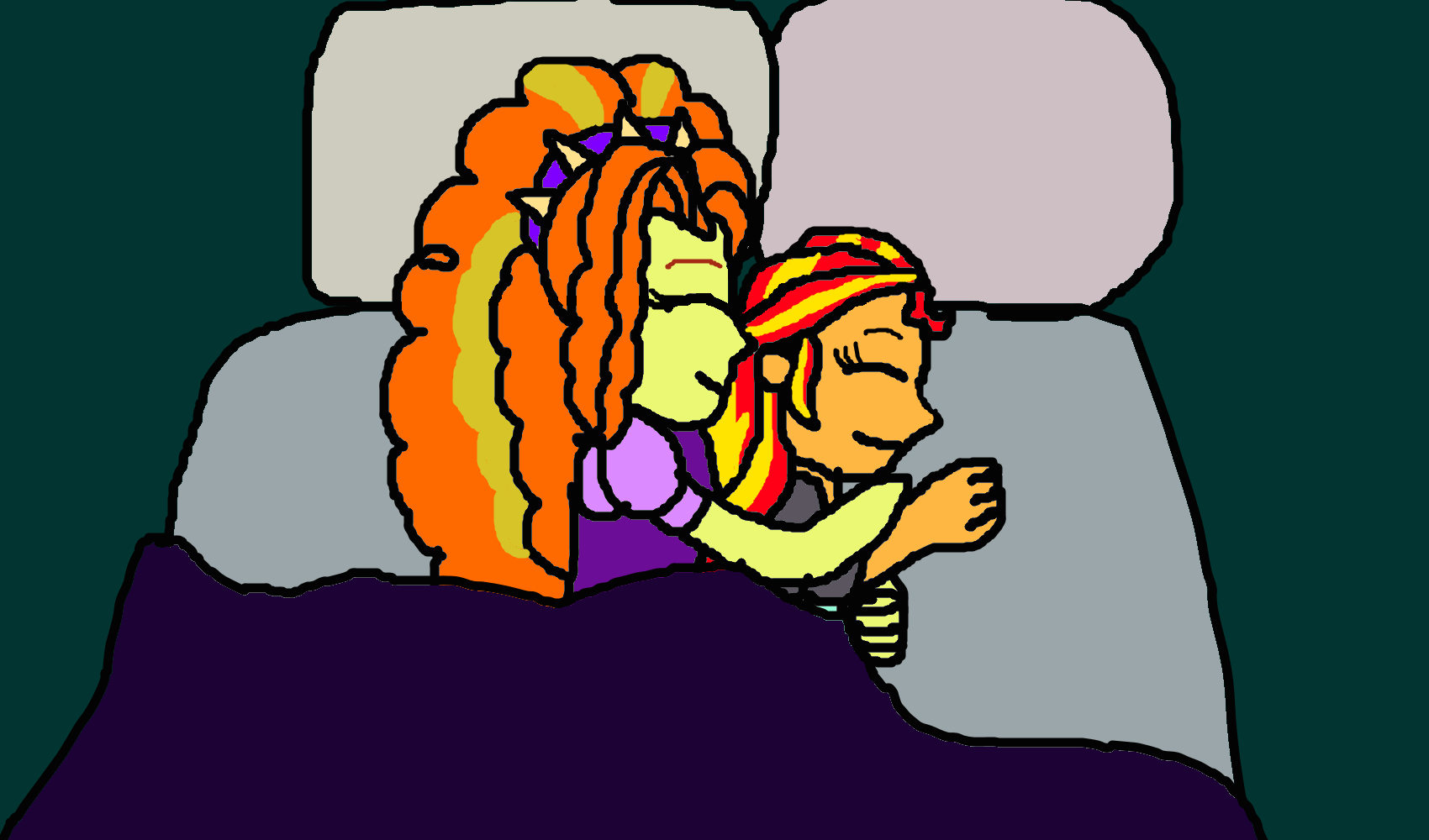 SunDagio Spooning by kTd1993 on DeviantArt