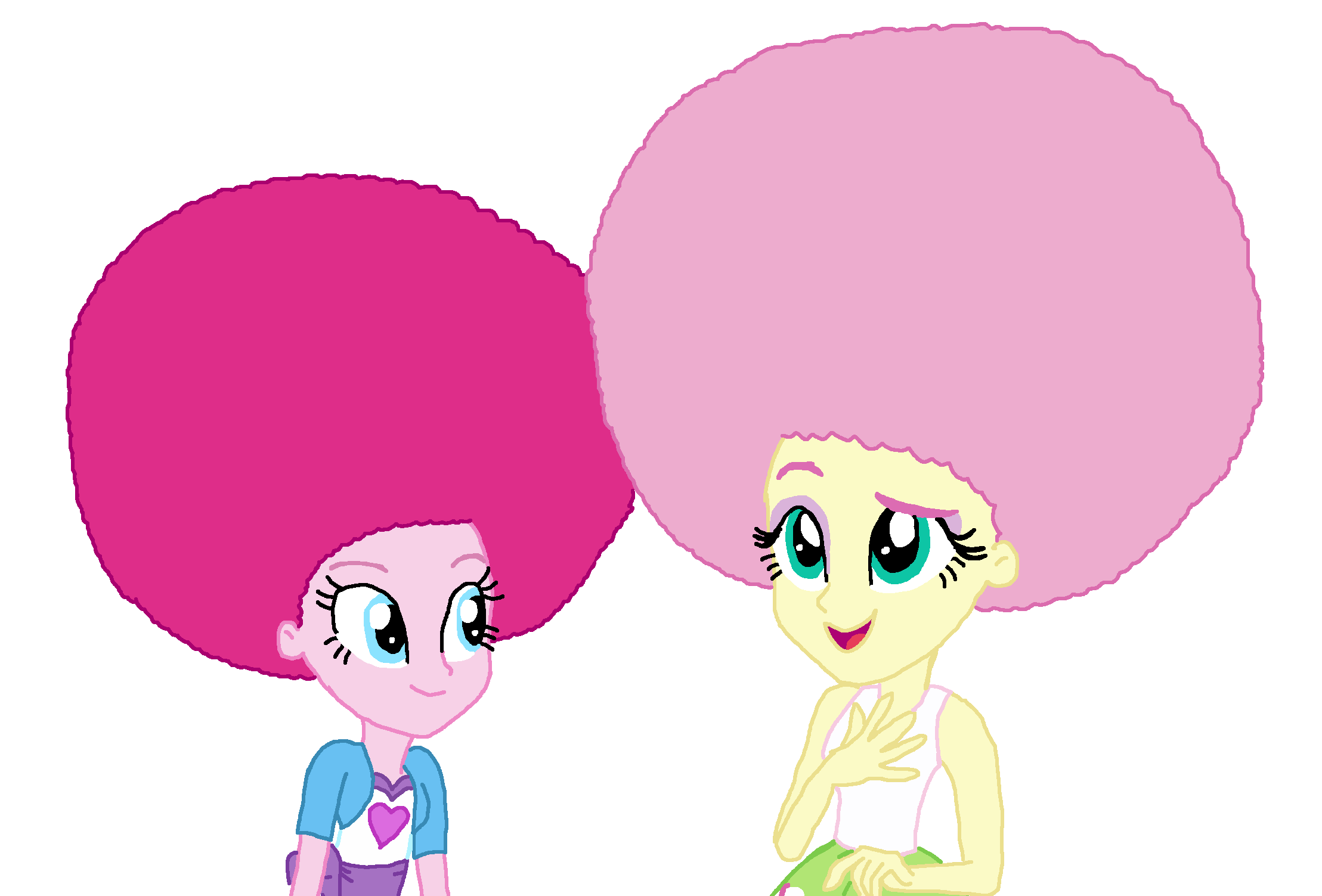 FlutterPie With Afros by kTd1993 on DeviantArt