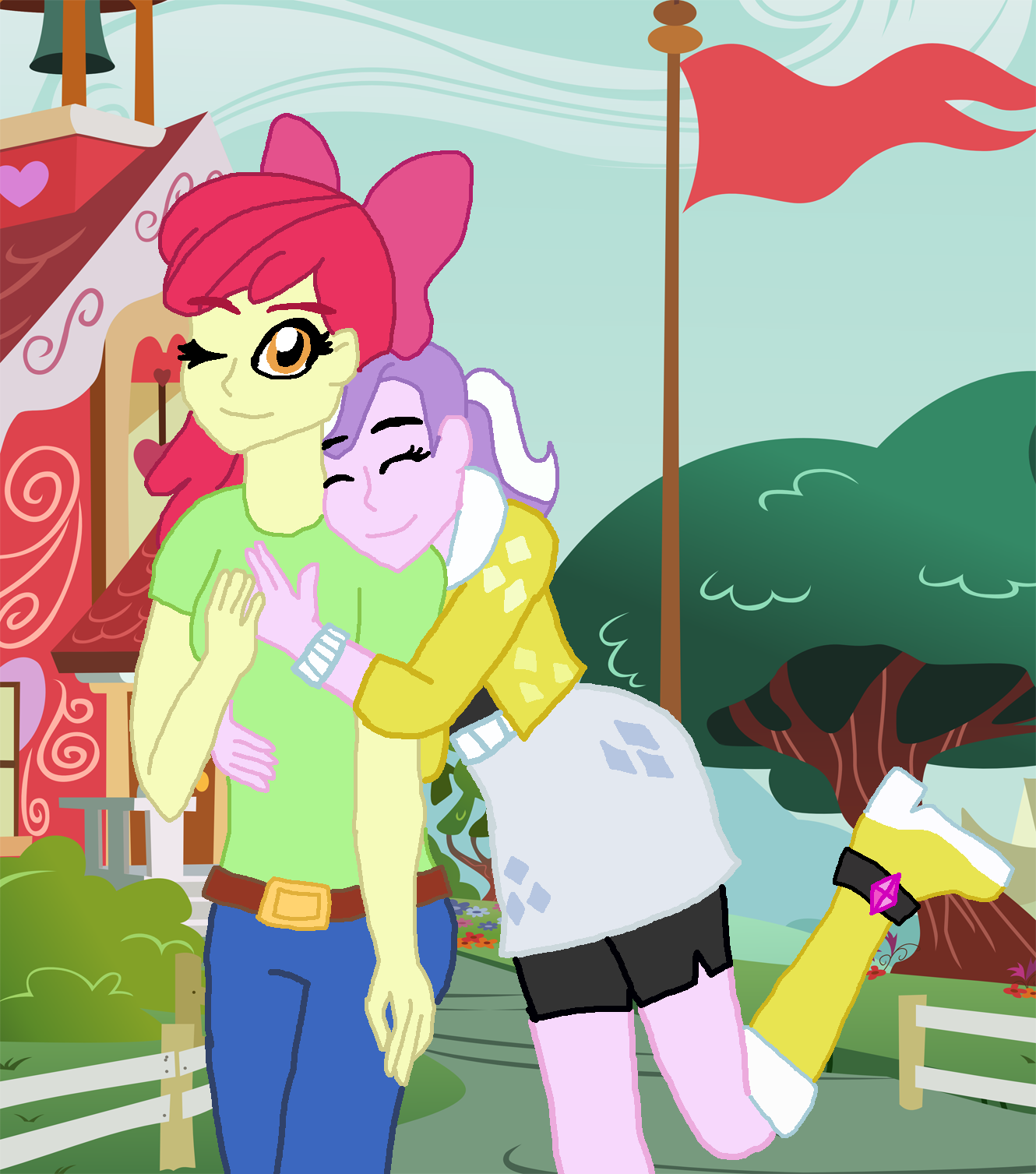 Mlp Diamond Tiara And Applebloom