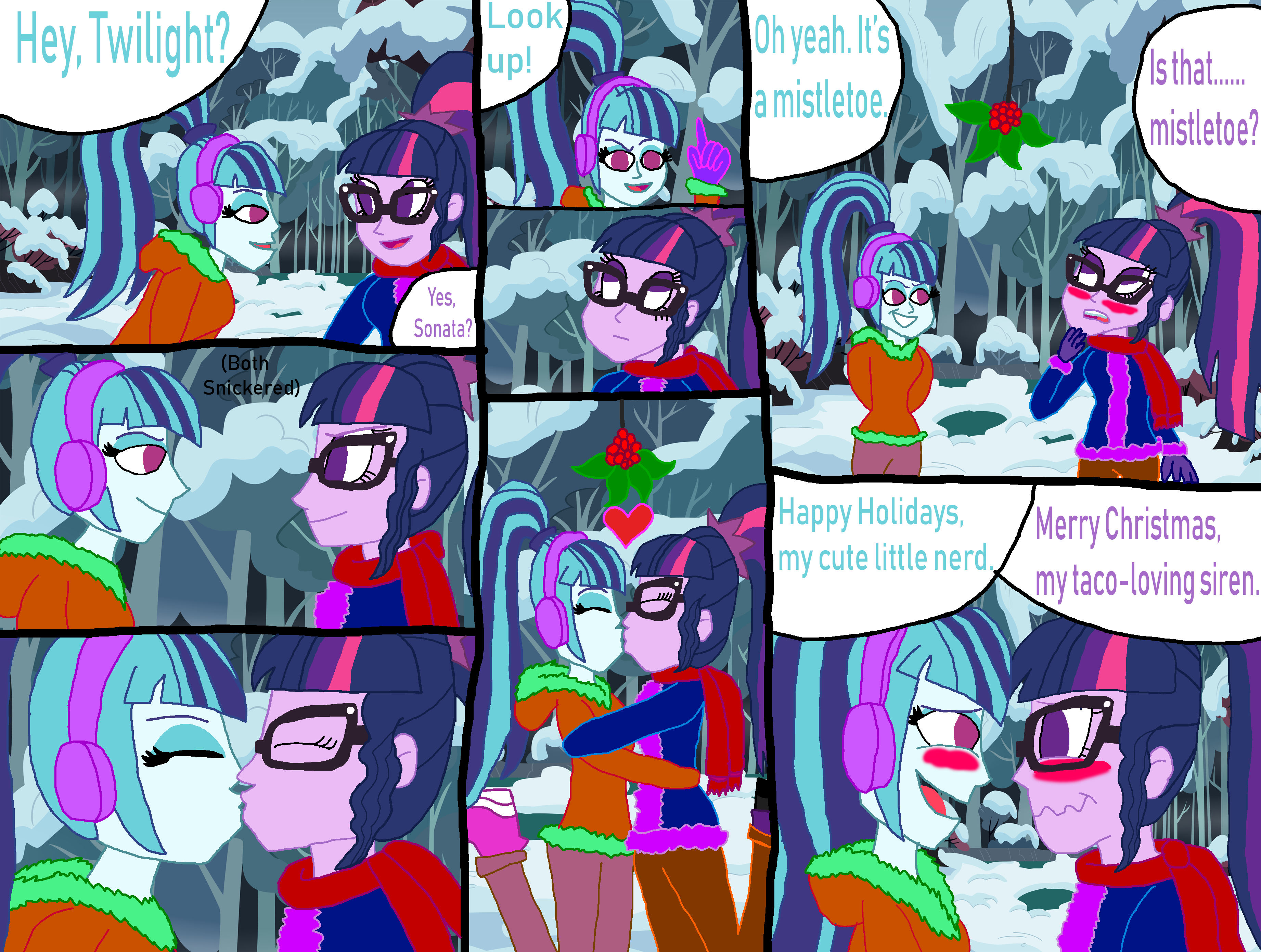 Twinata- Under the Mistletoe by kTd1993 on DeviantArt