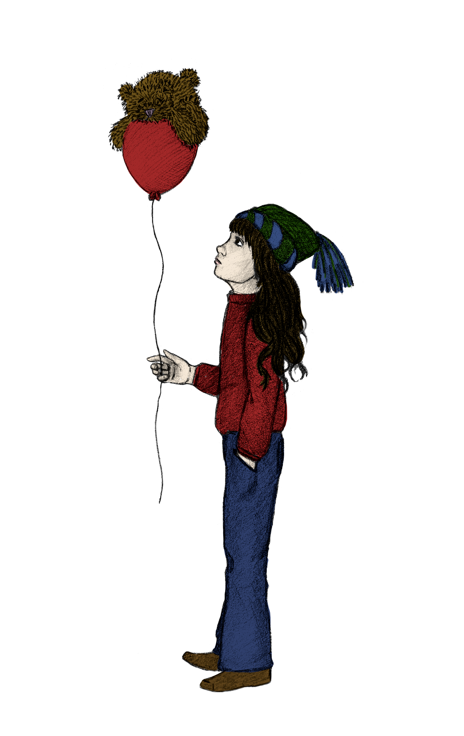 Red Balloon by Mii-Art-Mii-Way on DeviantArt