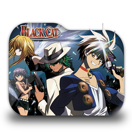 Black Cat Folder Icon by Minacsky-saya on DeviantArt