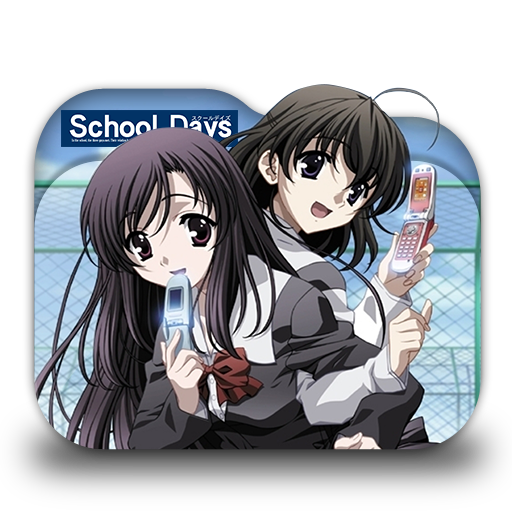 School Days Folder Icon by Minacsky-saya on DeviantArt