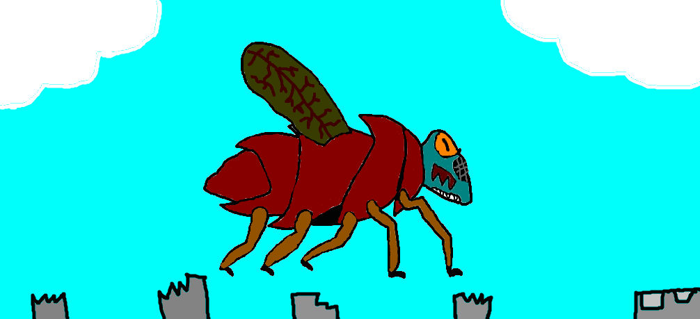 Crycada the Giant Cicada Monster by dominickarmstrong2 on DeviantArt