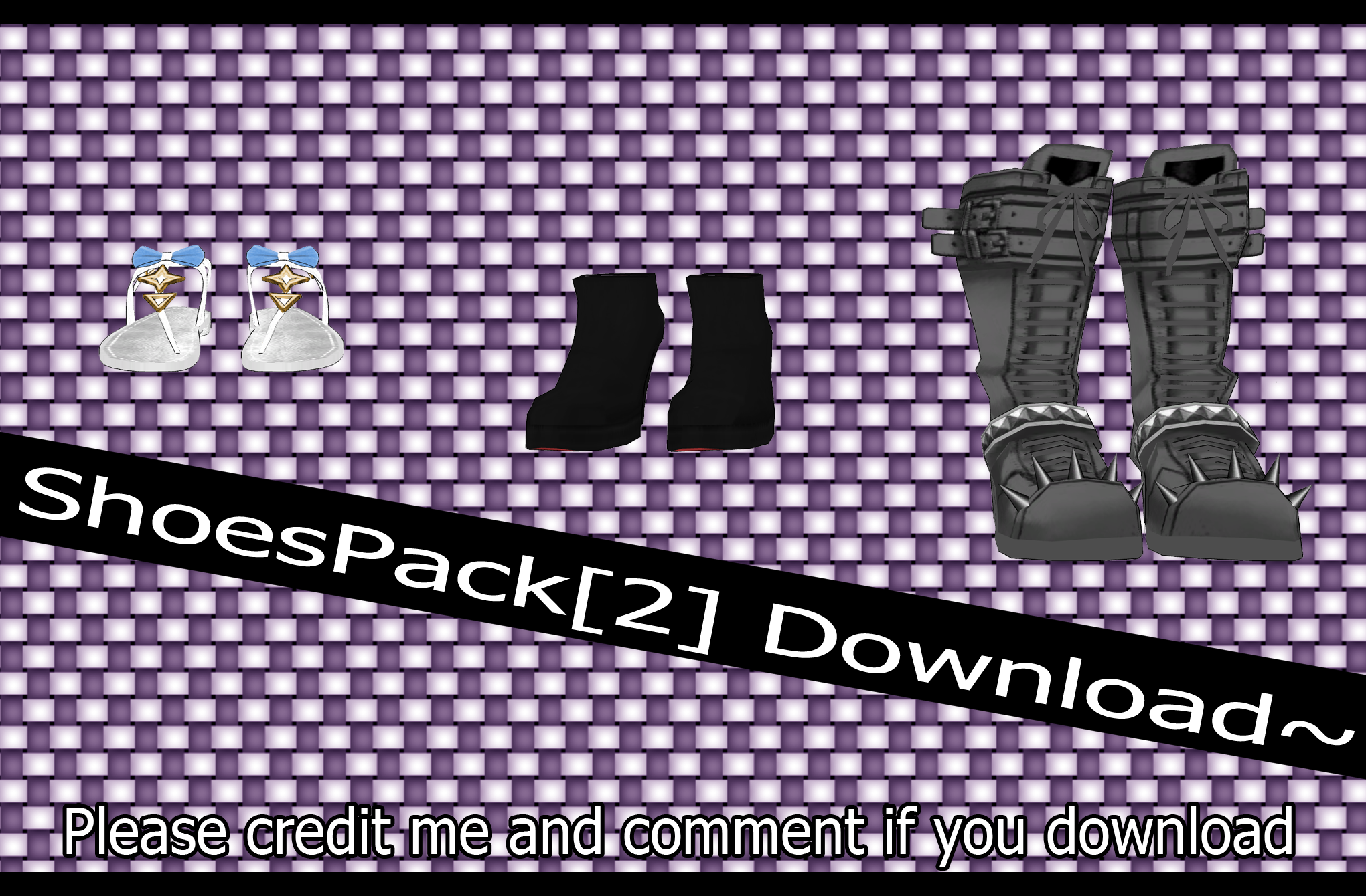 Shoes pack [2] [MMD] [DL] by Deiroko on DeviantArt