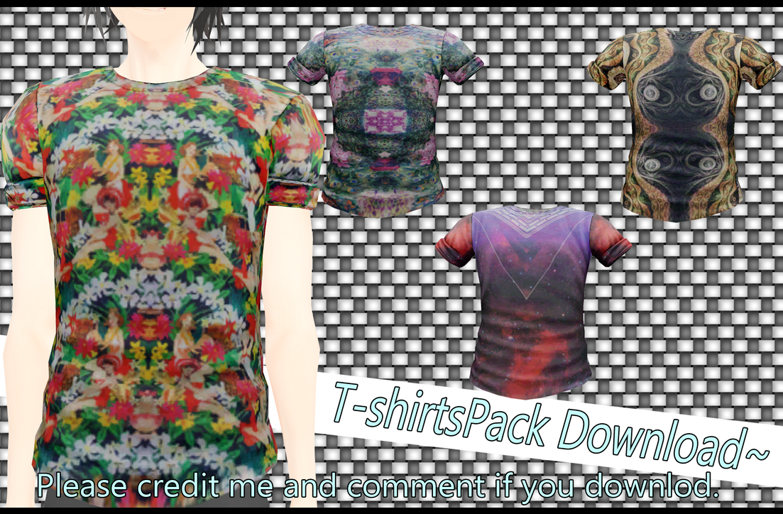 Male t-shirt [MMD] [DL] by Deiroko on DeviantArt