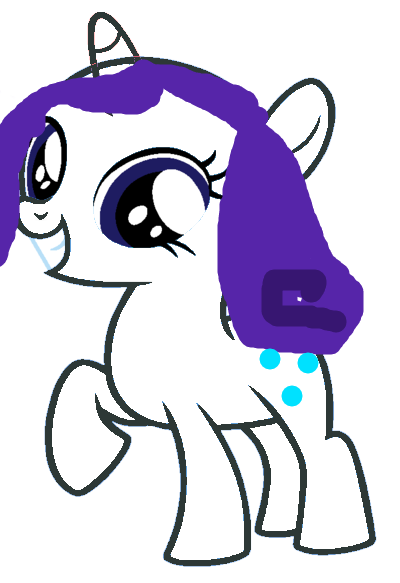 Filly Rarity by MidnightLunaLove on DeviantArt