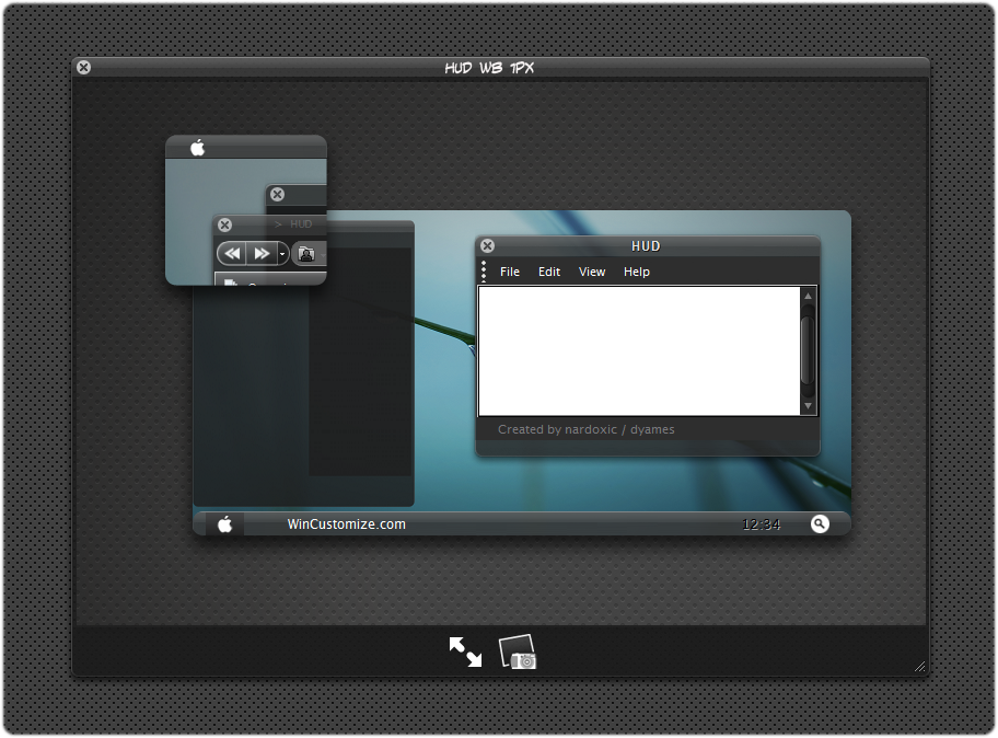 HUD WB 1px border by nardoxic on DeviantArt