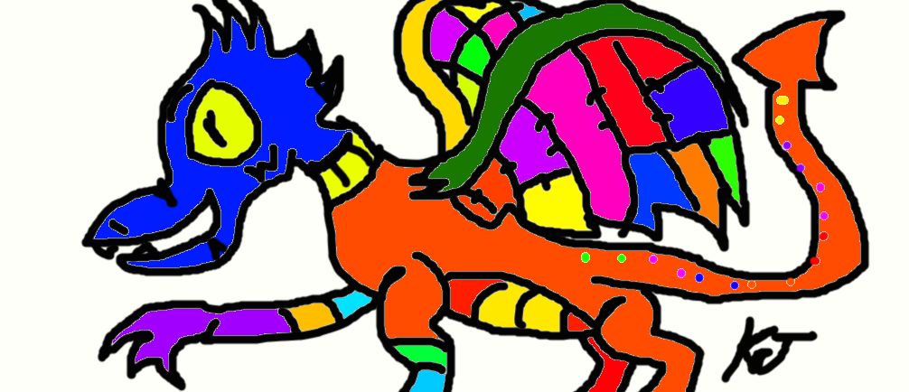 6th doctor Dragon by ThedragonsoftheCAT on DeviantArt