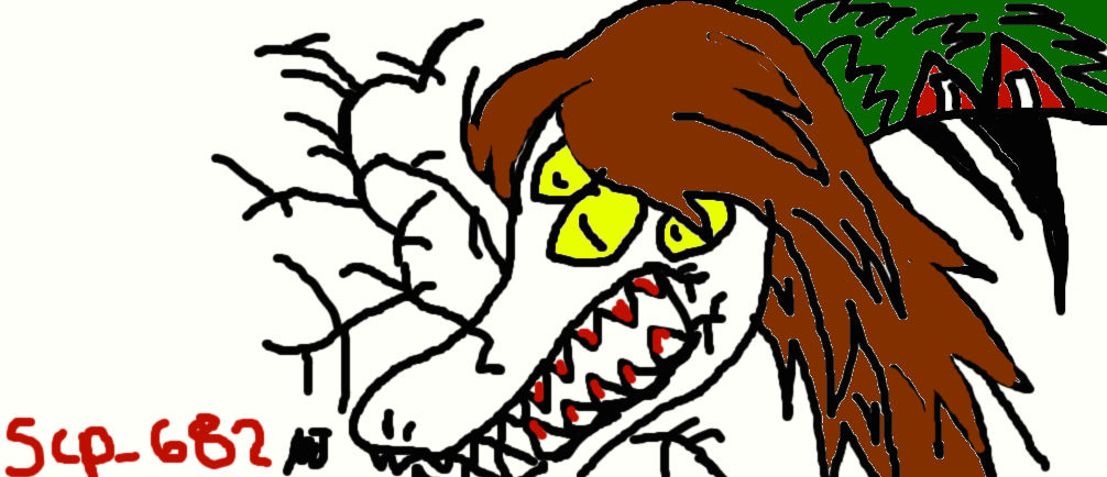 SCP-682 by ThedragonsoftheCAT on DeviantArt