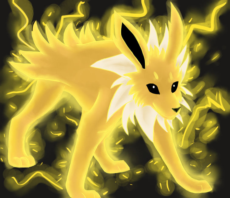 Yellow Day: Jolteon by Alleriawolf on DeviantArt