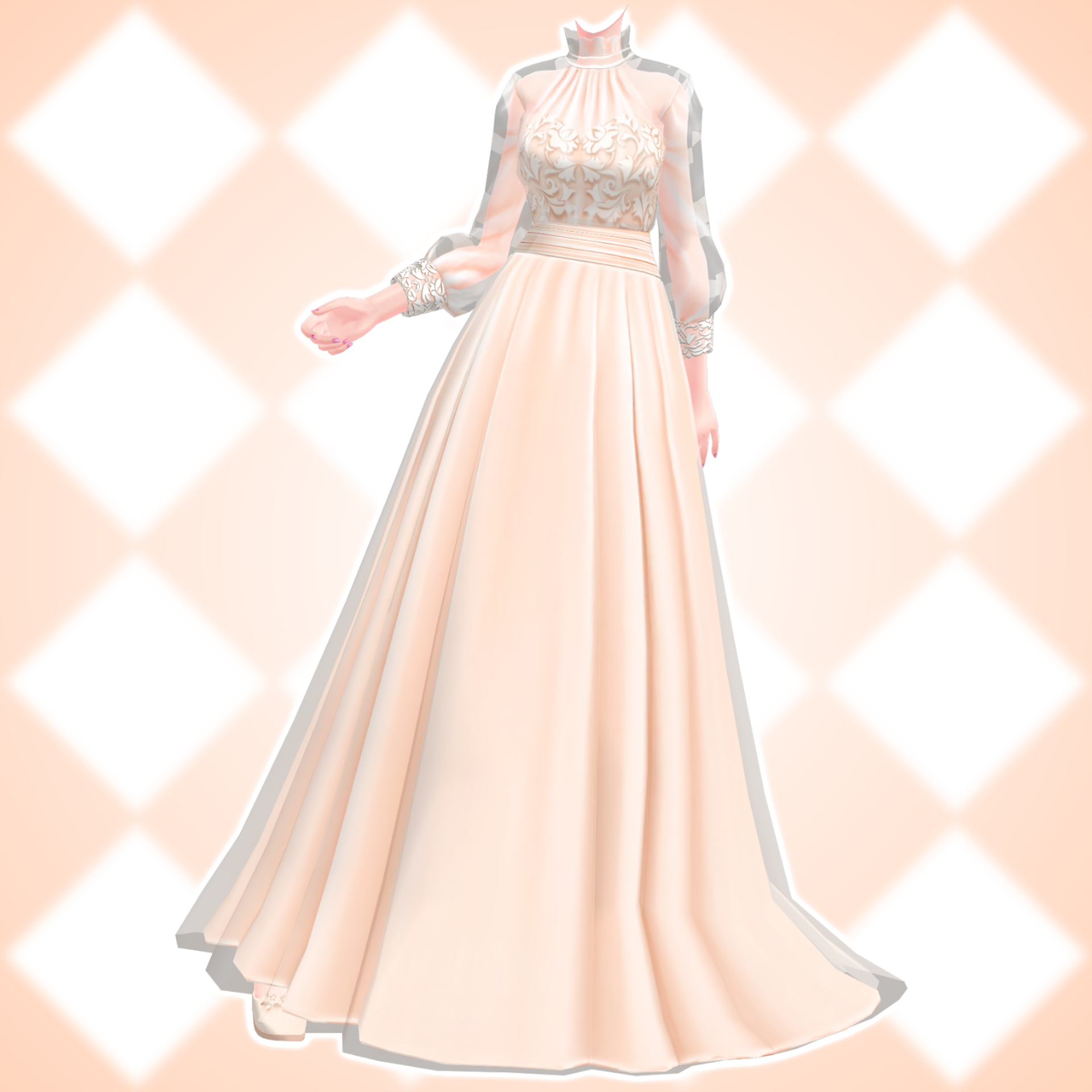 TDA Elegant Dress Outfit Base by Sandra-MMD on DeviantArt