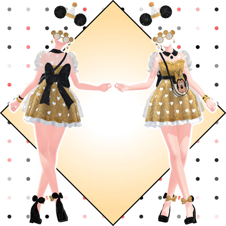 TDA Minnie Mouse Outfit Base by Sandra-MMD on DeviantArt