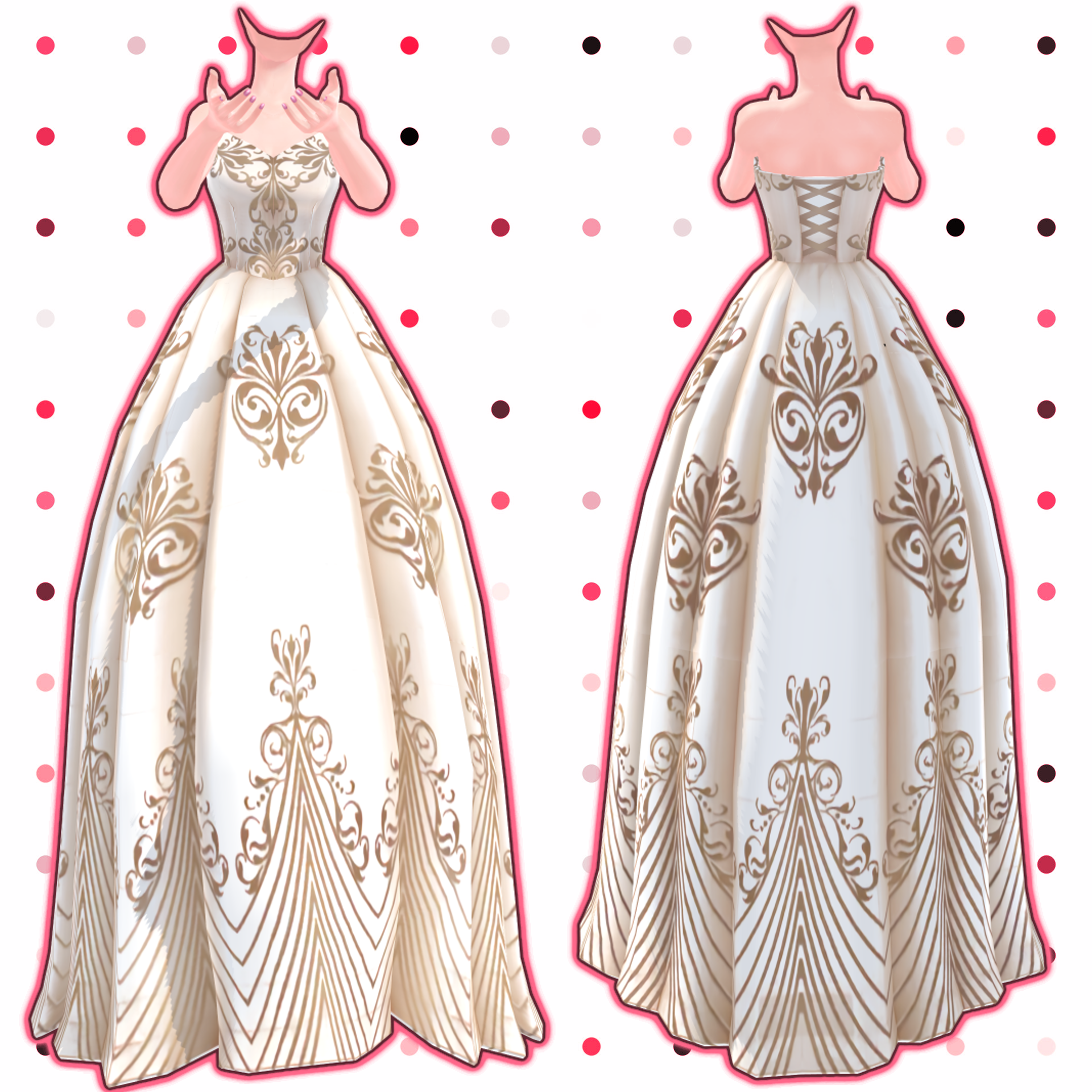 TDA Elegant Dress Outfit Base 2 by Sandra-MMD on DeviantArt
